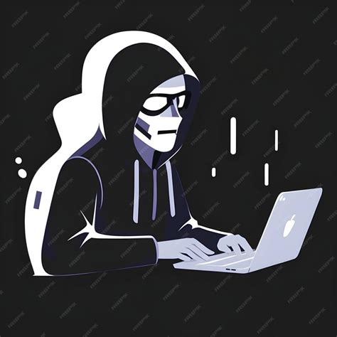 Premium Photo Hacker Symbol Graphic Flat Hacker Icon Cybersecurity