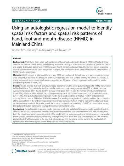 Solution Using An Autologistic Regression Model To Identify Spatial