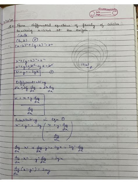differential equations class 12 pdf