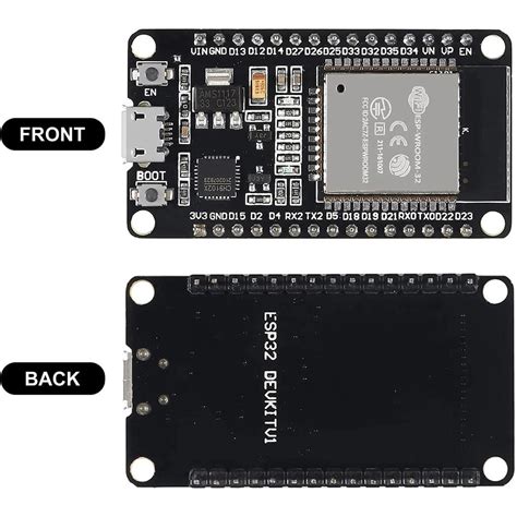 Esp32 Wroom 32 Wifi Bluetooth Geliştirme Kartı Ch9102x Komponentci