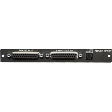 Wohler Opt Anlgtos Card To Enable Monitoring Of 8 Opt Anlgtos