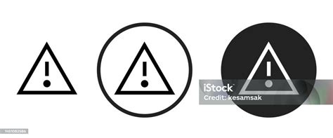 경고 아이콘을 설정합니다 웹 사이트 설정 아이콘 벡터입니다 컴퓨터 및 모바일용 0명에 대한 스톡 벡터 아트 및 기타 이미지 0명 개념 기호 계획 Istock
