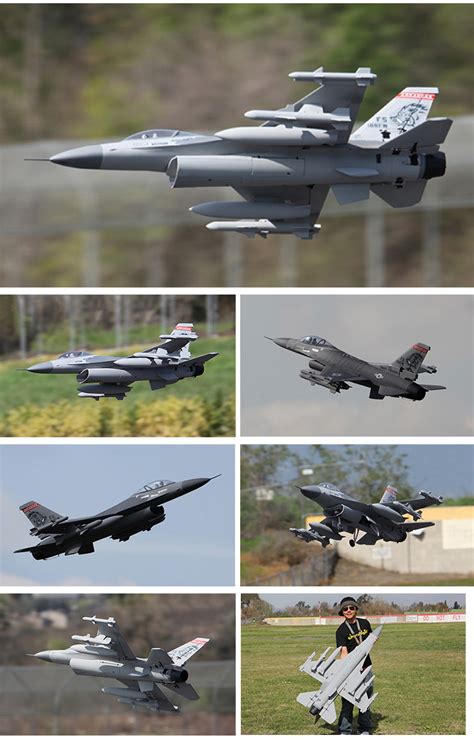 F 16 70mm Jet Vector Thrust Pnp Rc Airplane
