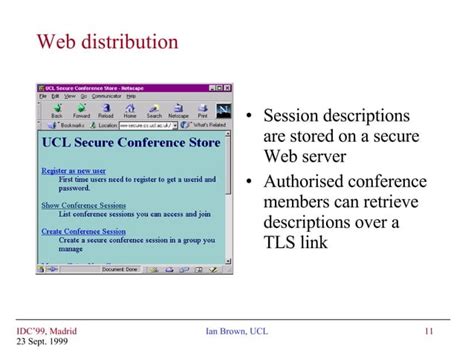 secure multicast conferencing ppt