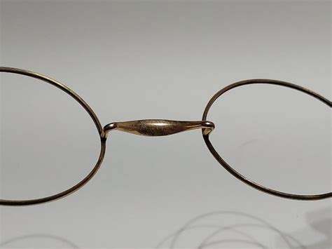 1920s 10ct Gold Rim Spectical Frames In Original Case Etsy