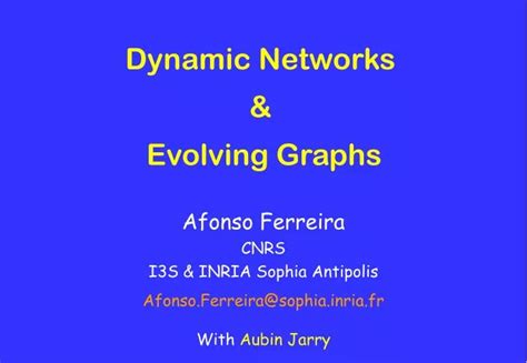 ppt dynamic networks and evolving graphs powerpoint presentation free