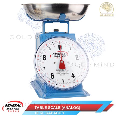 General Master Dial Spring Weighing Scale 10 Kilo Capacity Shopee