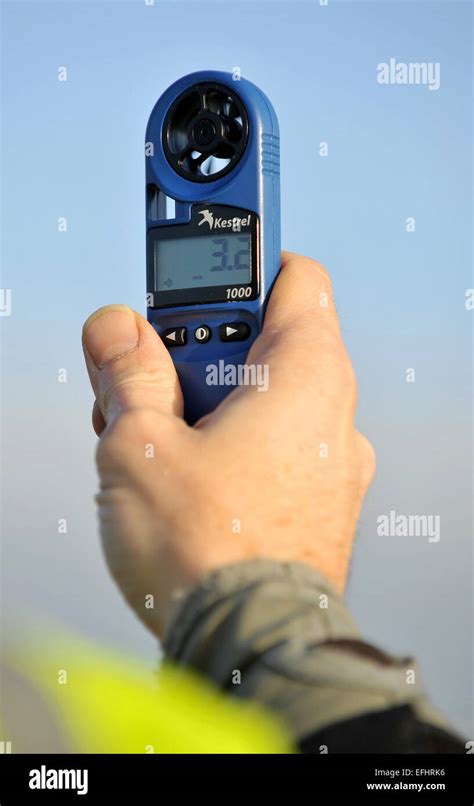 Instrument To Measure Wind Speed Stock Photo Alamy