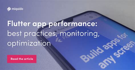 Flutter App Performance Best Practices Miquido Blog