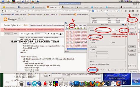 tutorial menggunakan ssh lengkap setting proxifier bitviseclient inject