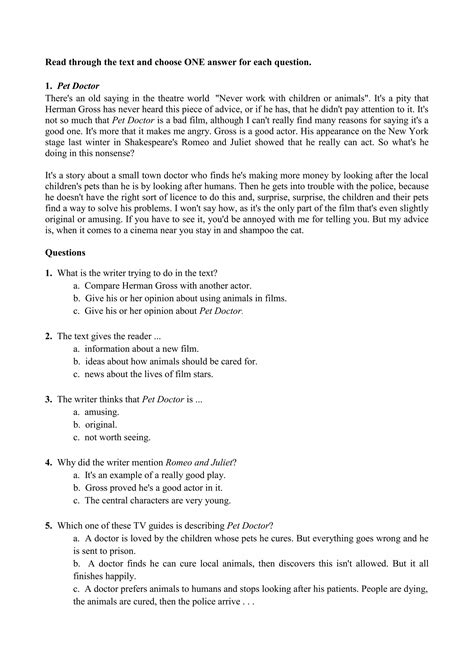 B1 Reading Comprehension Pdf Model Toys Hobbies And Interests