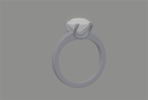 diamond ring 3d model turbosquid 2133267