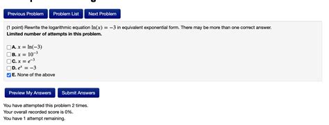 Solved Previous Problem Problem List Next Problem 1 Point