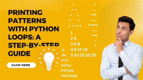 Printing Patterns With Python Loops A Step By Step Guide By Yagna