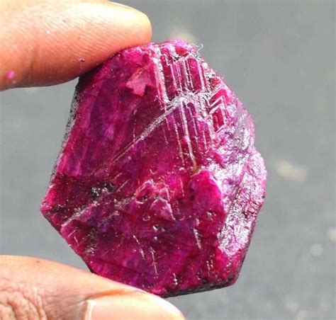 Raw Ruby Stones How Uncut Rubies Really Look Before Polishing Multi