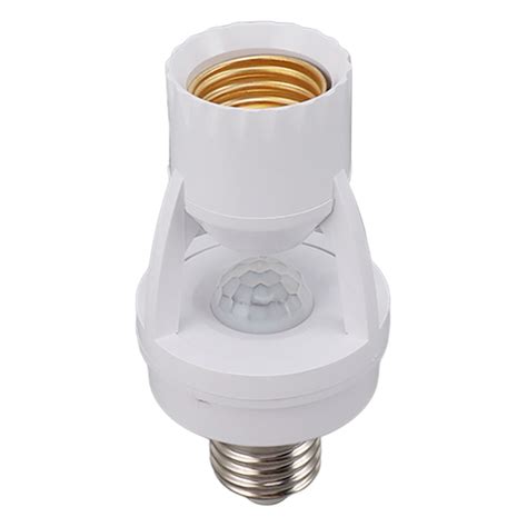 Motion Sensor Light Socket Efficient E27 Motion Activated Light Bulb
