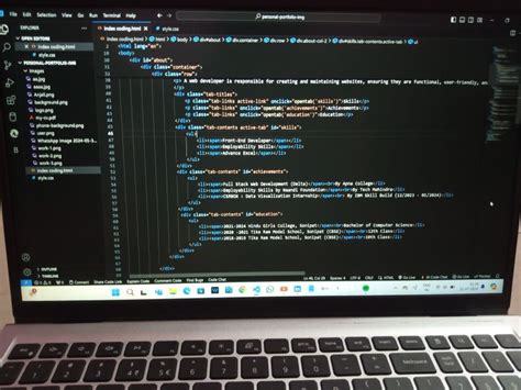 Anjali Bhardwaj On Linkedin Webdevelopment Portfolio Html Css Javascript Codsoft Internship