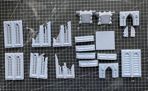 3d Printable Modular Gothic Building 8mm Scale R Terrainbuilding
