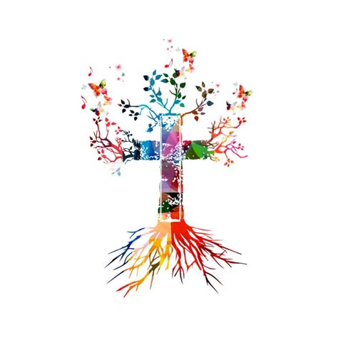 Colorful Cross Vector Images Depositphotos
