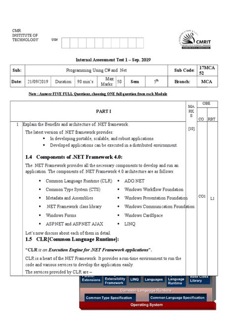 Iat I Question Paper With Solution Of 17mca52 Programming Using C