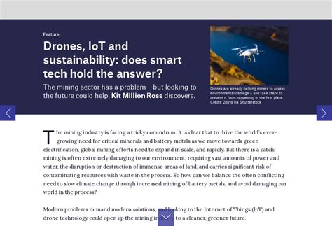 Can Smart Tech And IoT Help To Address Sustainability Mine Issue 137 February 2024