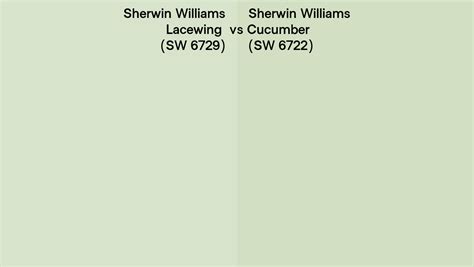 Sherwin Williams Lacewing Vs Cucumber Side By Side Comparison
