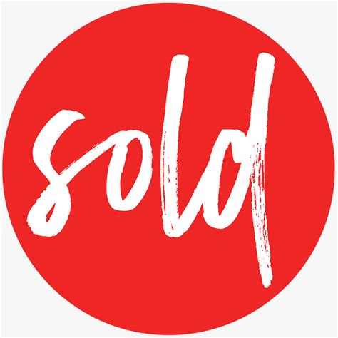 Sold Stickers Elders Real Estate Round Real Stickers