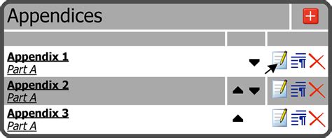 Edit Volume Appendix