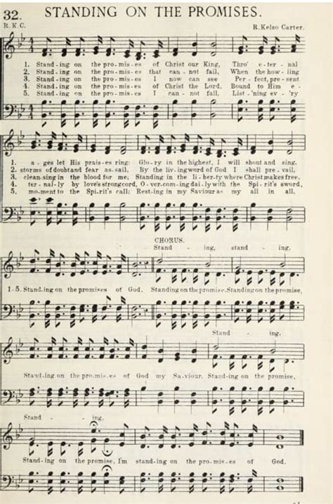 Vintage Sheet Music For Christian Hymns
