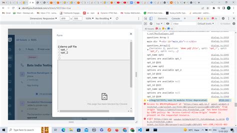 Pdf File Not Displayed In Iframe Present In Freshdesk Full Page And