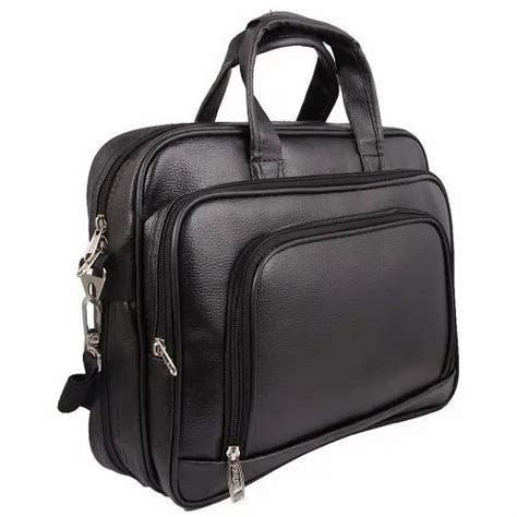 Black Synthetic Leather Messenger Bag Laptop Bag At Rs 355piece In