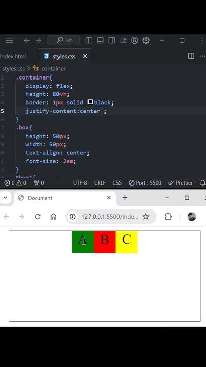 Css Flex Box 🚀🧑‍💻 Codewithimraan Coding Shorts Youtube