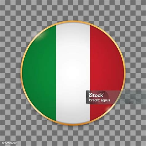 이탈리아의 국가 국기와 라운드 버튼 배너의 벡터 그림 원형에 대한 스톡 벡터 아트 및 기타 이미지 원형 이탈리아 국기 0명 Istock