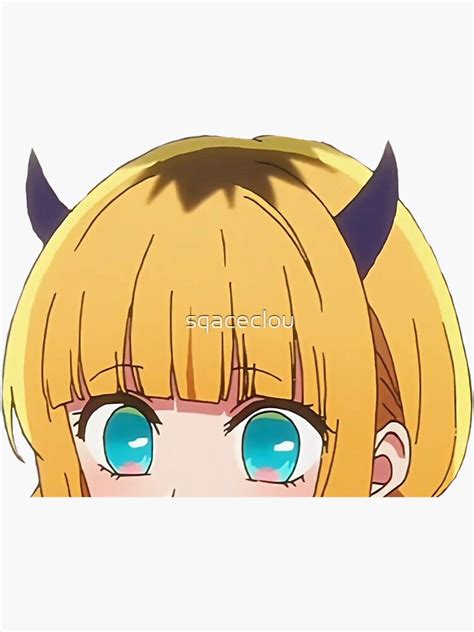 Mem Cho Oshi No Ko Peeker Sticker For Sale By Sqaceclou Redbubble