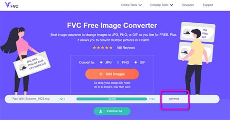 most straightforward methods to convert svg to png