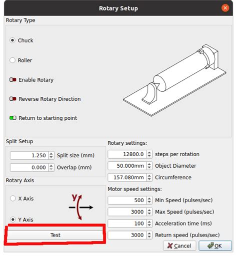 rotary function problem community laser talk lightburn software forum