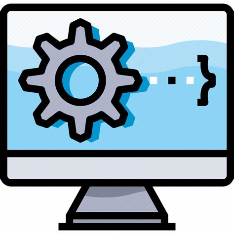 Coding Computer Develop Development Programming Setting Icon