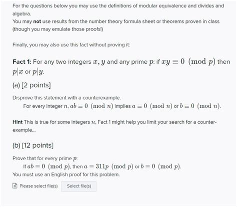 Solved For The Questions Below You May Use The Definitions