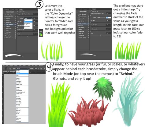 Somebody Asked For This One Great Grass Tutorial I Found Years Ago But