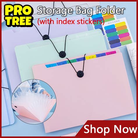 8 12 13pockets Colorful A4 Expanding File Folder Expandable Envelope Document Storage School