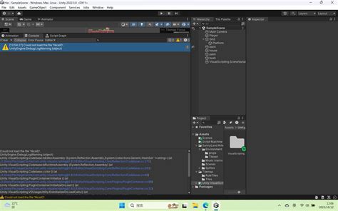 无法加载文件NicelO 技术问答 Unity官方开发者社区