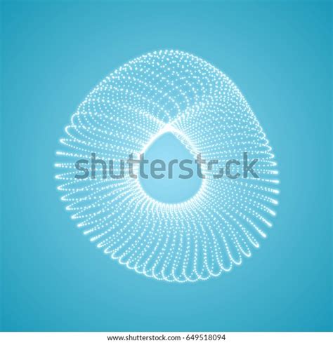 Abstract 3d Connection Structure Geometric Shape Stock Vector Royalty