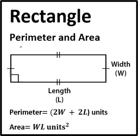 Area And Perimeter Rectangles