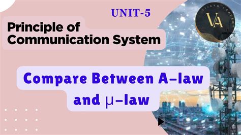 Compare Between A Law And μ Law Pcs Playlist Vijaya Academy Youtube