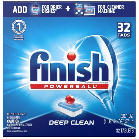 Finish All In 1 32ct Dishwasher Detergent Powerball Individually
