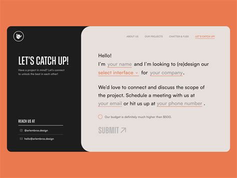 Contact Us Page UX UI Variations By Pineapple Design On Dribbble