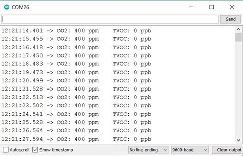 Interfacing Sgp30 Co2 And Tvoc Sensor With Arduino