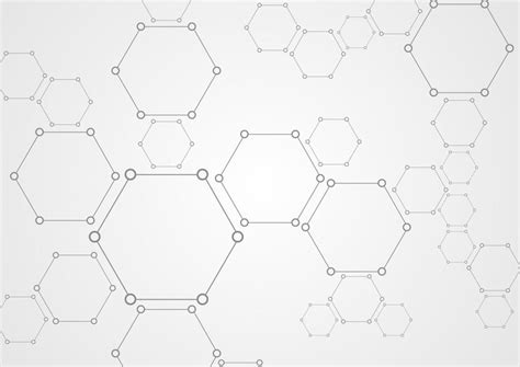 Premium Vector Molecular Grey Structure Abstract Tech Background