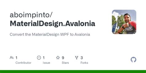 Github Aboimpintomaterialdesignavalonia Convert The Materialdesign Wpf To Avalonia