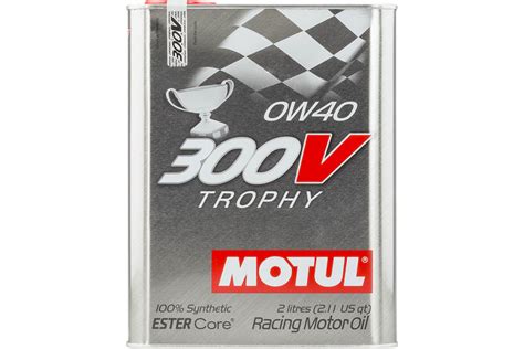 Спортивное моторное масло 300 V TROPHY 0W40 2л MOTUL 104240 - выгодная ...